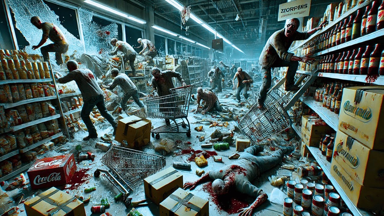 3 Hours of Dead America | DAY ZERO | THE ZOMBIE APOCALYPSE! (Complete ...