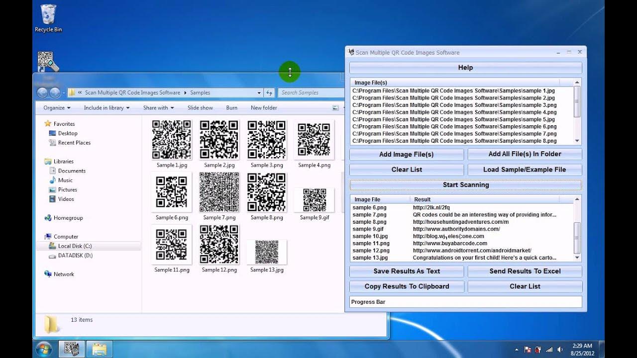 How To Use Scan Multiple QR Code Images Software - YouTube