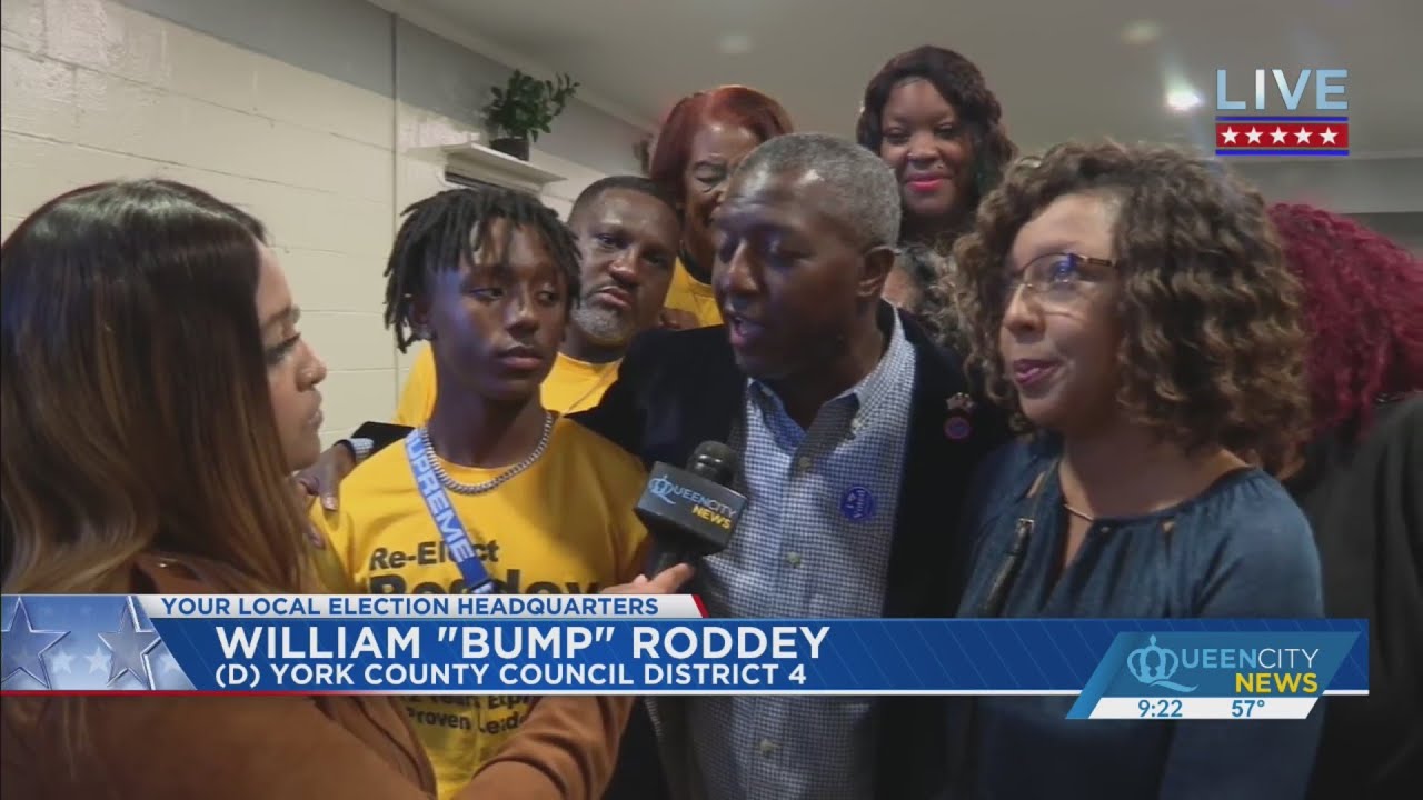 William "Bump" Roddey wins York County Council District 4 - YouTube