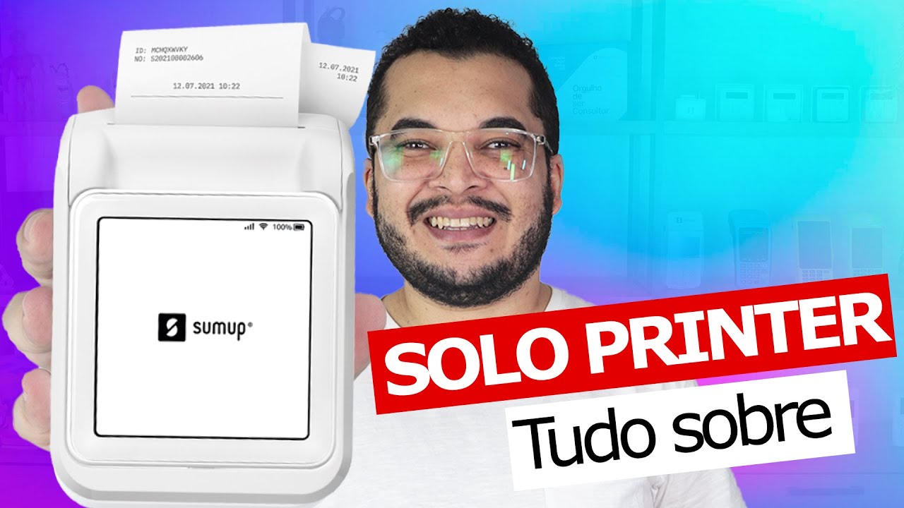 SUMUP SOLO PRINTER É BOA? MÁQUINA DE CARTÃO SUMUP SOLO PRINTER - YouTube