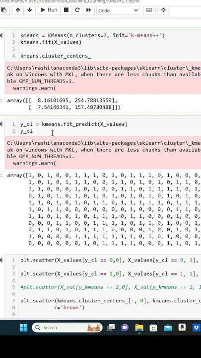 K Means Clustering In Python Machinelearning Artificialintelligence Datascience Kmeans