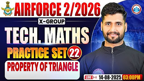 Airforce X Group Maths Classes 2025 | Airforce Tech Maths Practice By Vishal Sir - YouTube