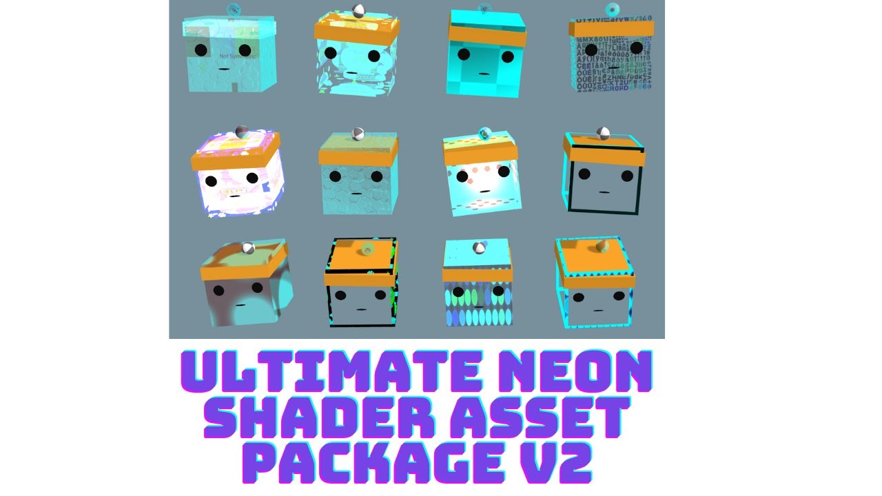 Ultimate Neon Shader Asset Package V2 - YouTube