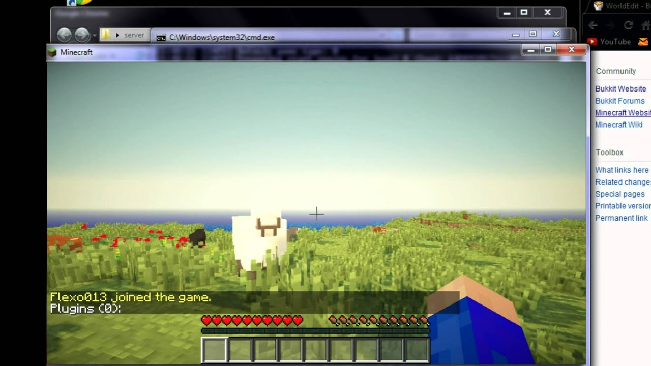 How to make a Minecraft Server with WorldEdit (1.4.2) - YouTube