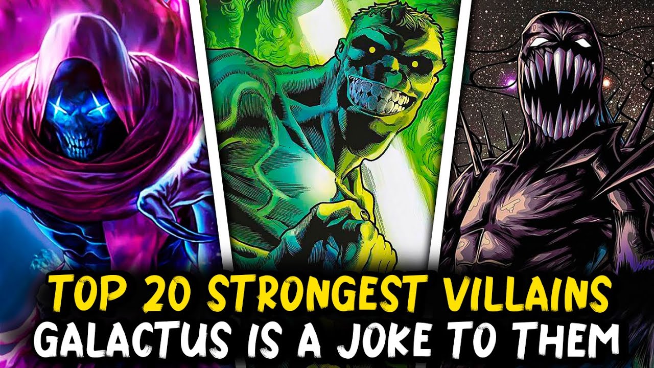 Top 20 Strongest Villains in The Marvel Universe! - YouTube