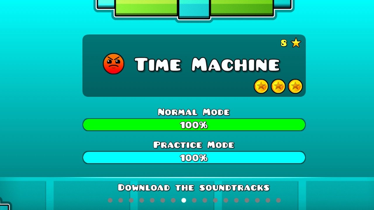 Geometry Dash | Level 8: Time Machine (ALL COINS) - YouTube