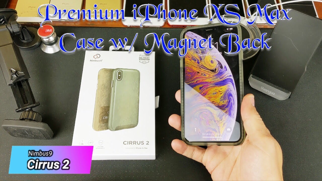Drop-Tested w/ Raised Edges & Magnet Back Case for iPhone XS Max ...