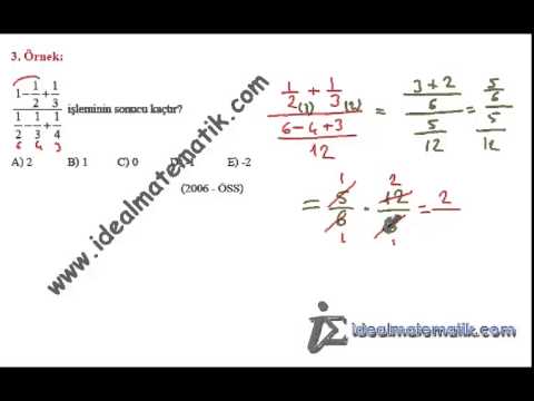 YGS Matematik: Rasyonel Sayı Video 2