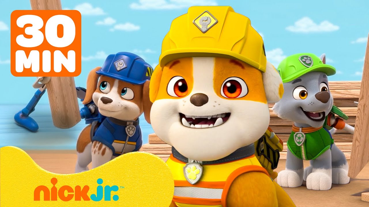 Rubble & Crew | ¡Los mejores rescates y amigos de Rubble! 🚧🐾 | Nick Jr ...