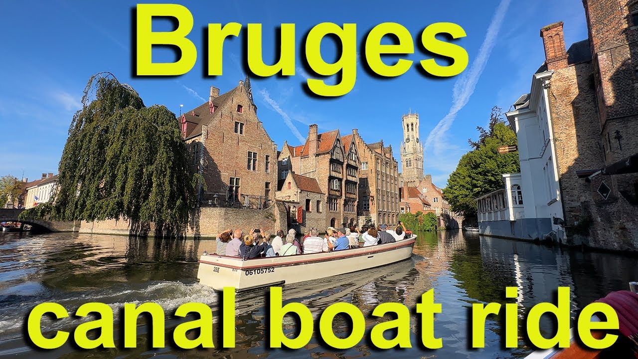 Bruges, Belgium, Canal Boat Tour - YouTube