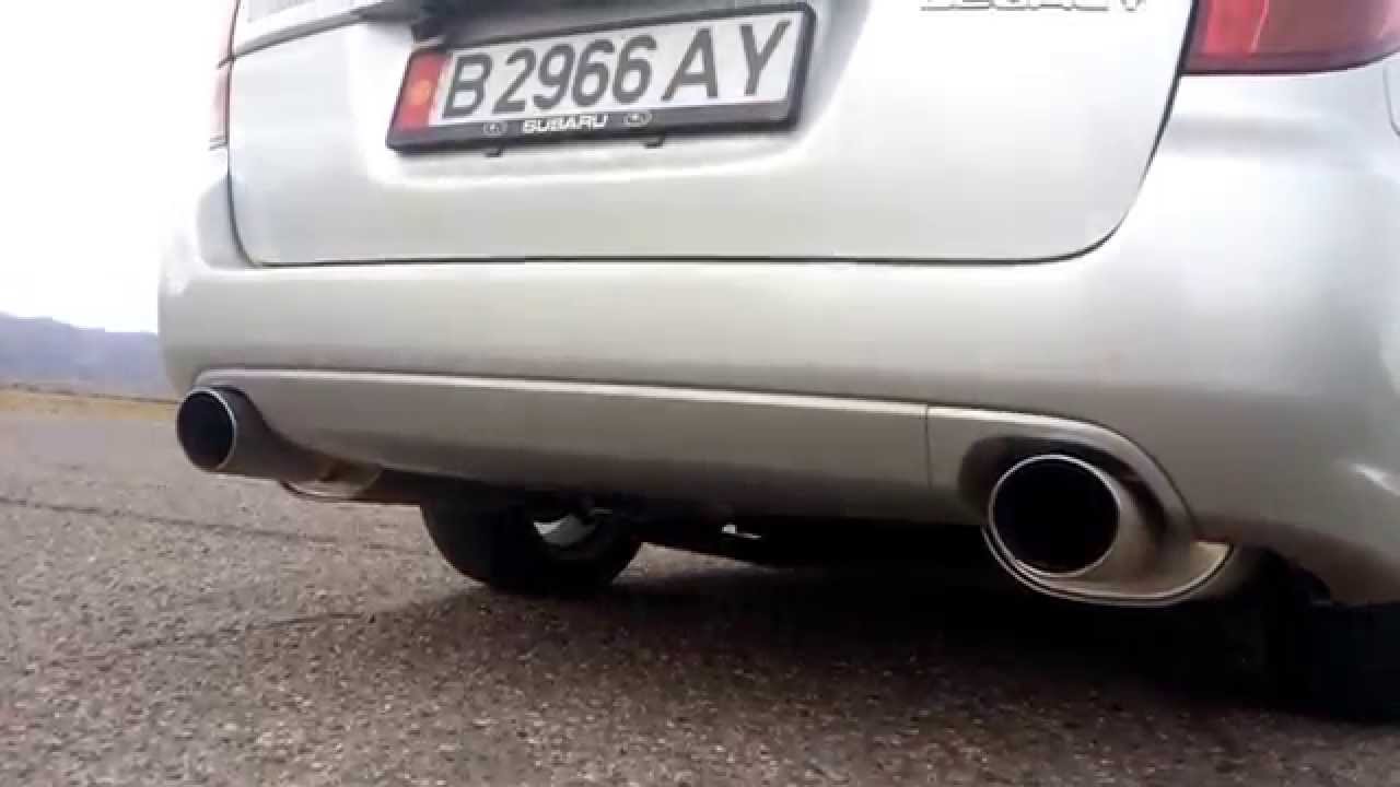 Subaru Legacy BP5 GT Apexi WS2 Exhaust - YouTube
