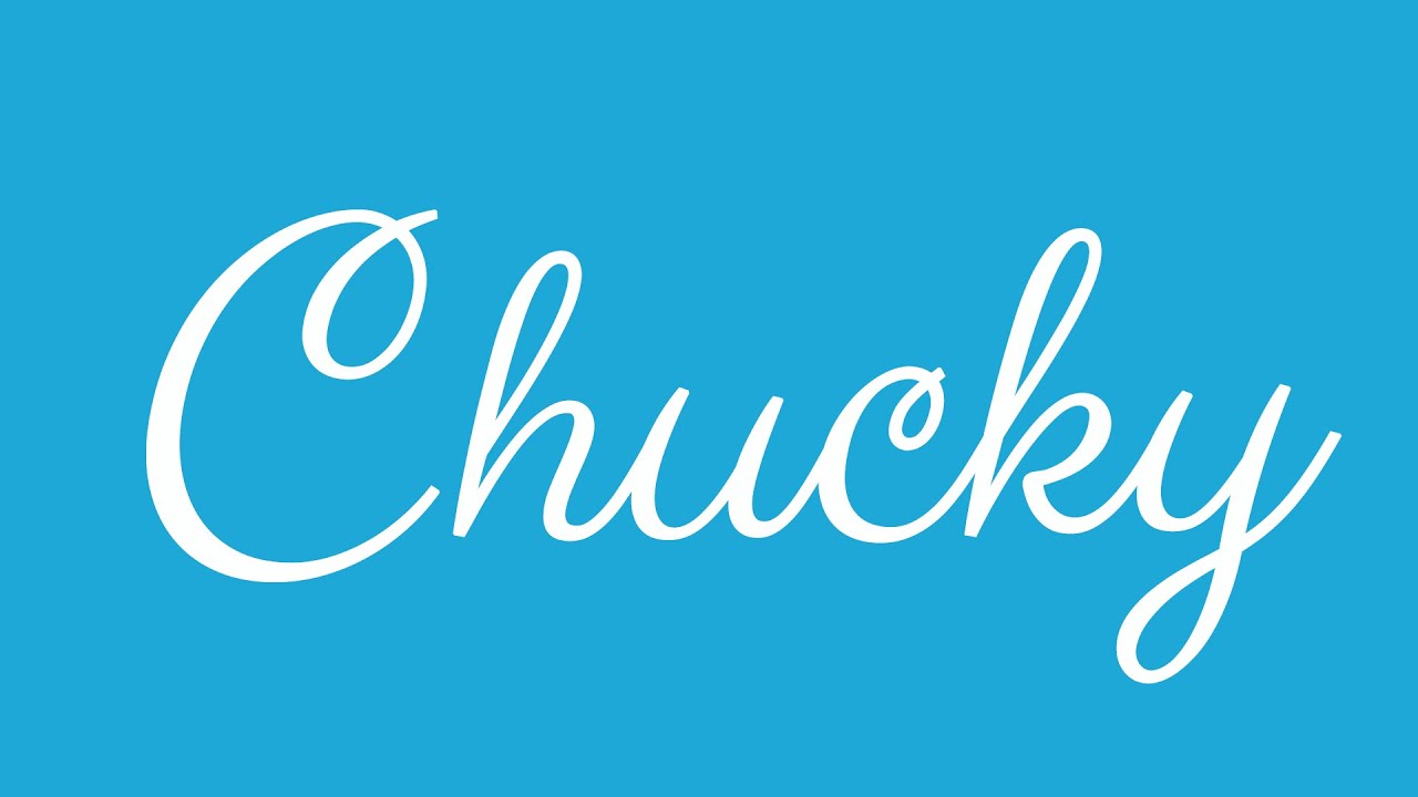Learn how to Write the Name Chucky Signature Style in Cursive Writing ...