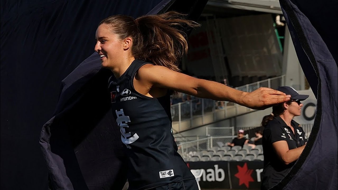 Dayna Finn - AFLW Debut - Round 5 2023 Highlights - Carlton vs Sydney ...