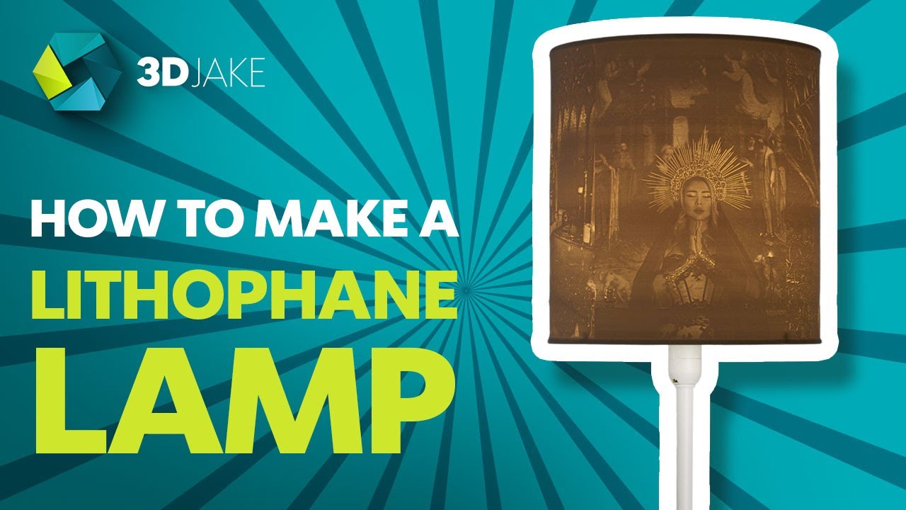 3D Printed Lithophane Lampshade - Tutorial - YouTube