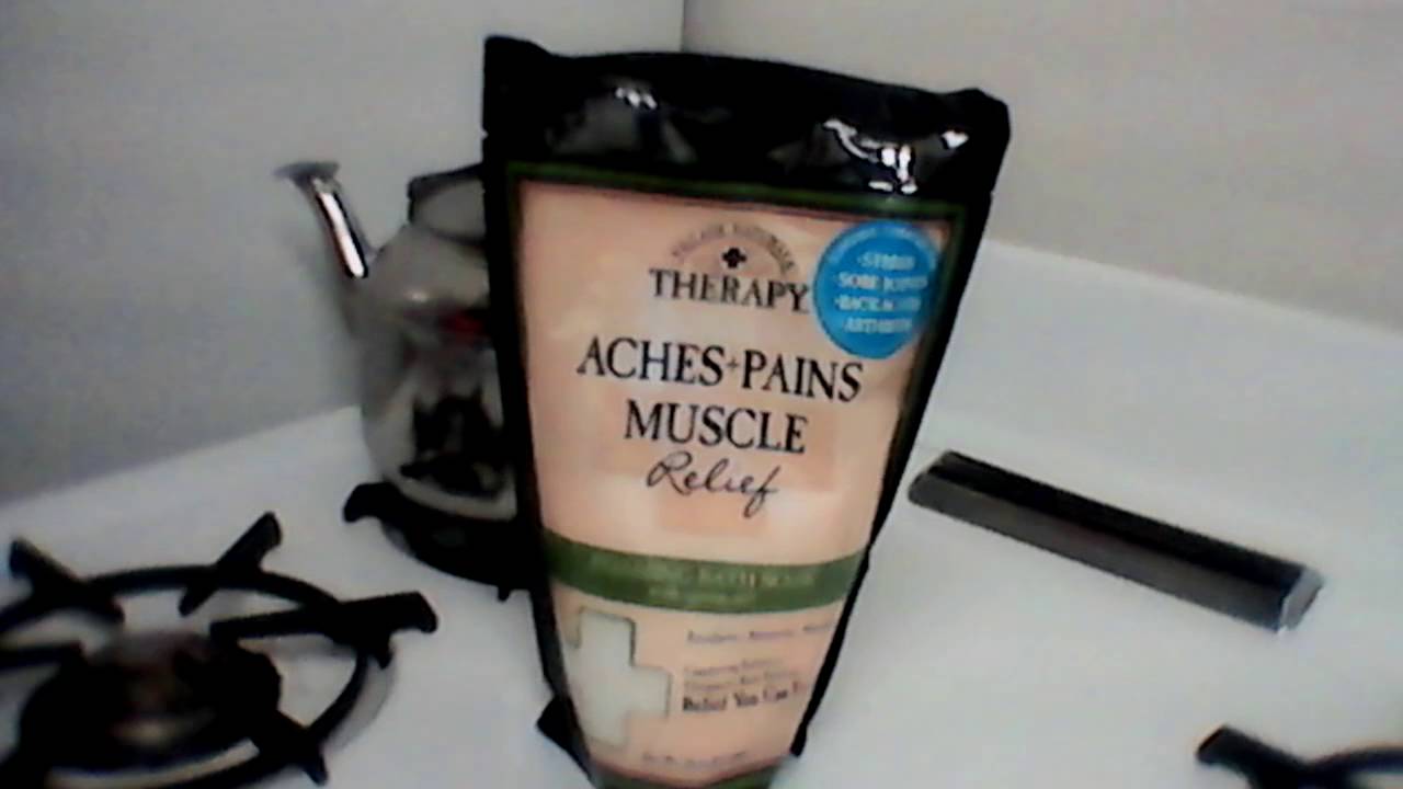 Therapy aches and pains muscle relief foaming bath soap - YouTube