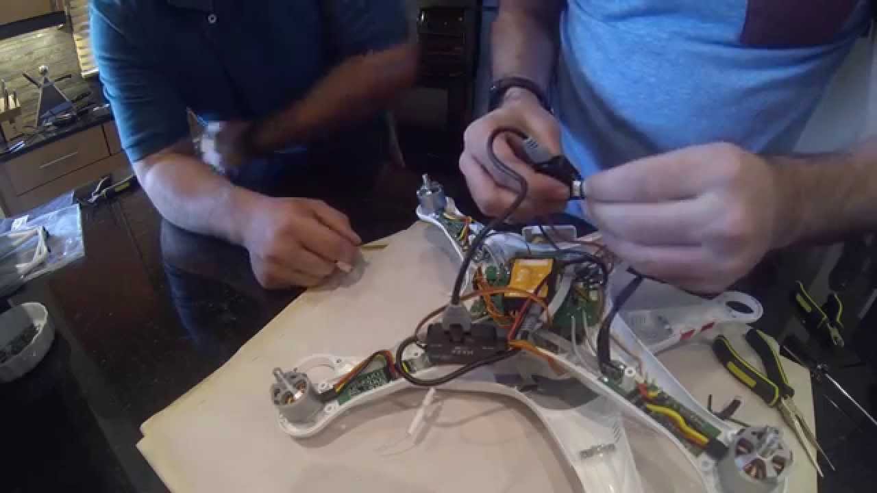 DJI Phantom 1 Zenmuse H3-3D Gimbal Install Guide - Part 05: Making ...