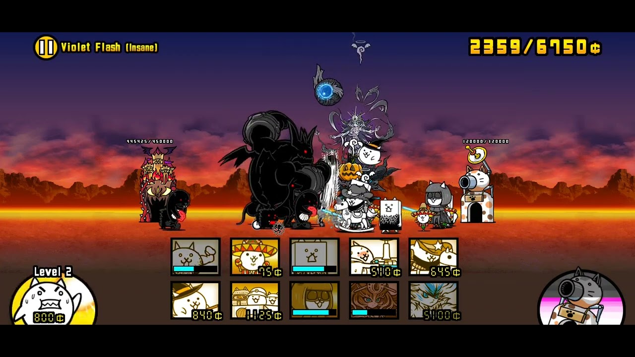 the battle cats - purple catfruit farming 「9」 - YouTube