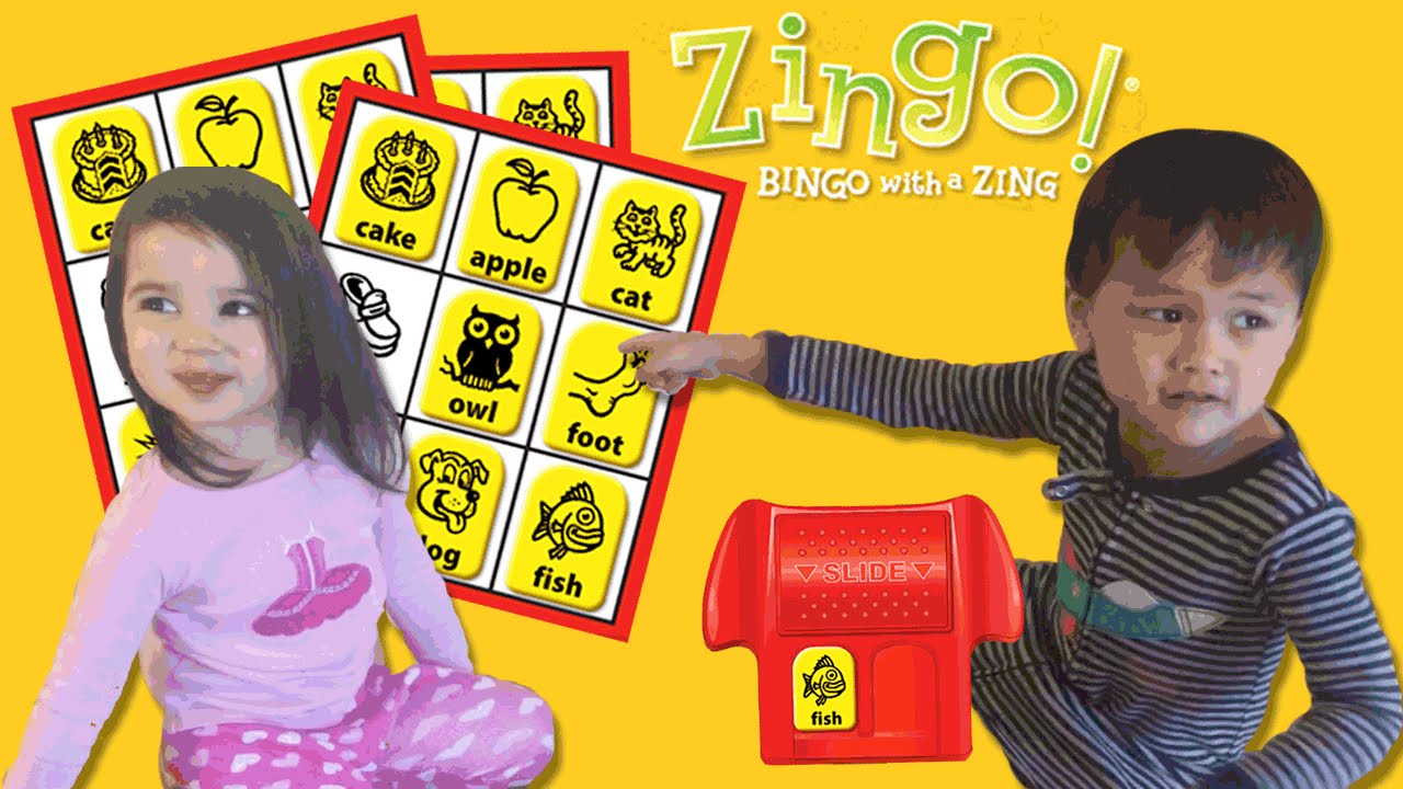 Zingo! Bingo for these Silly Kids! Board Game w/ Fun Animals, Plants ...