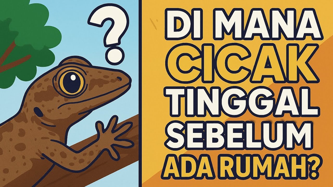 Pernah Pikir? Cicak Tinggal di Mana Sebelum Ada Dinding Rumah? - YouTube