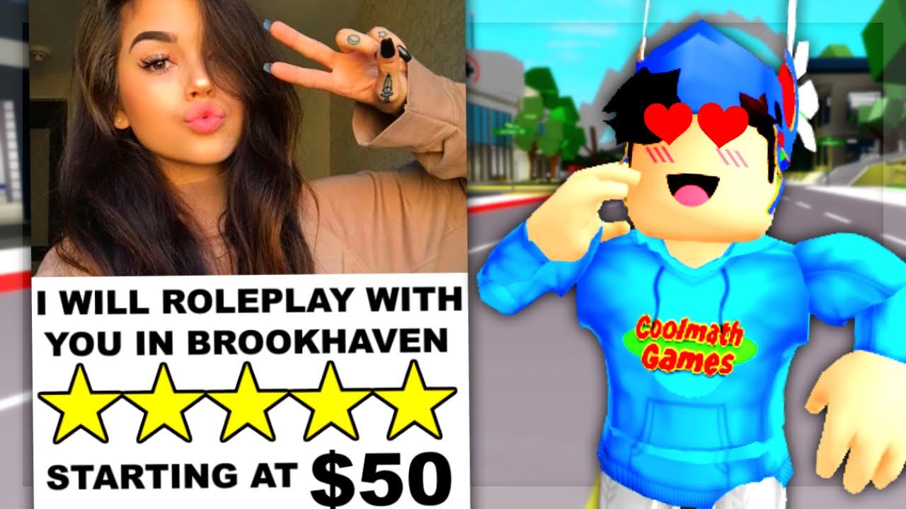 I PAID GIRLS To ONLINE DATE Me in Brookhaven... - YouTube