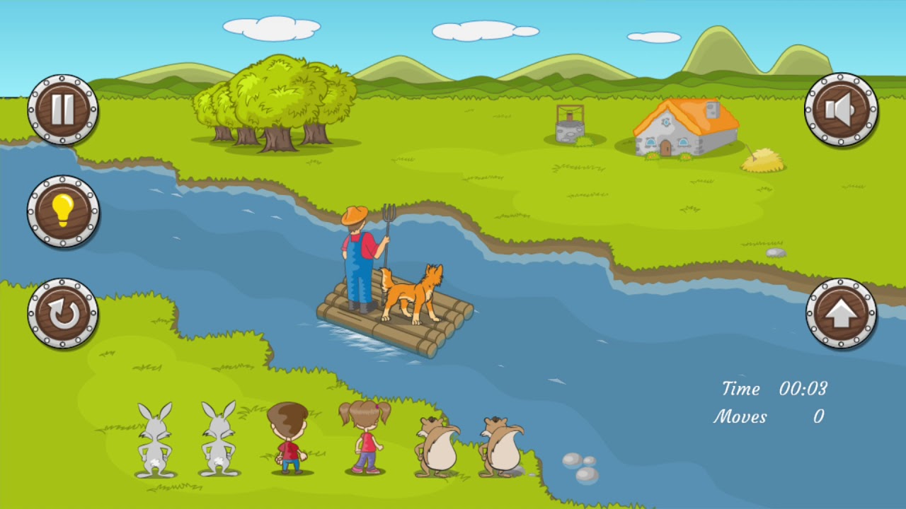 River crossing level-13 (Androyal games) gamehack - YouTube
