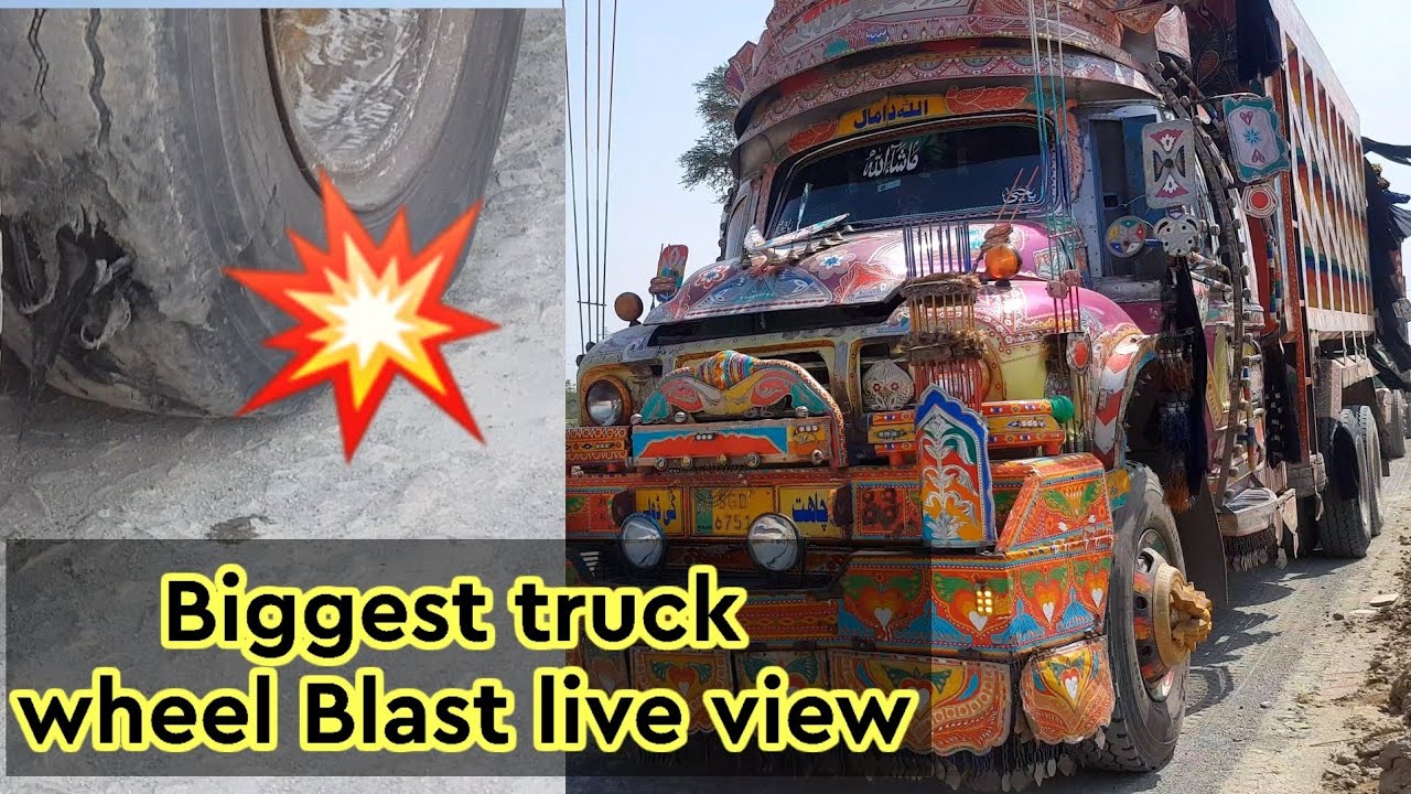 Live Truck Tire Blast Explations dangerus Explotion live video view ...