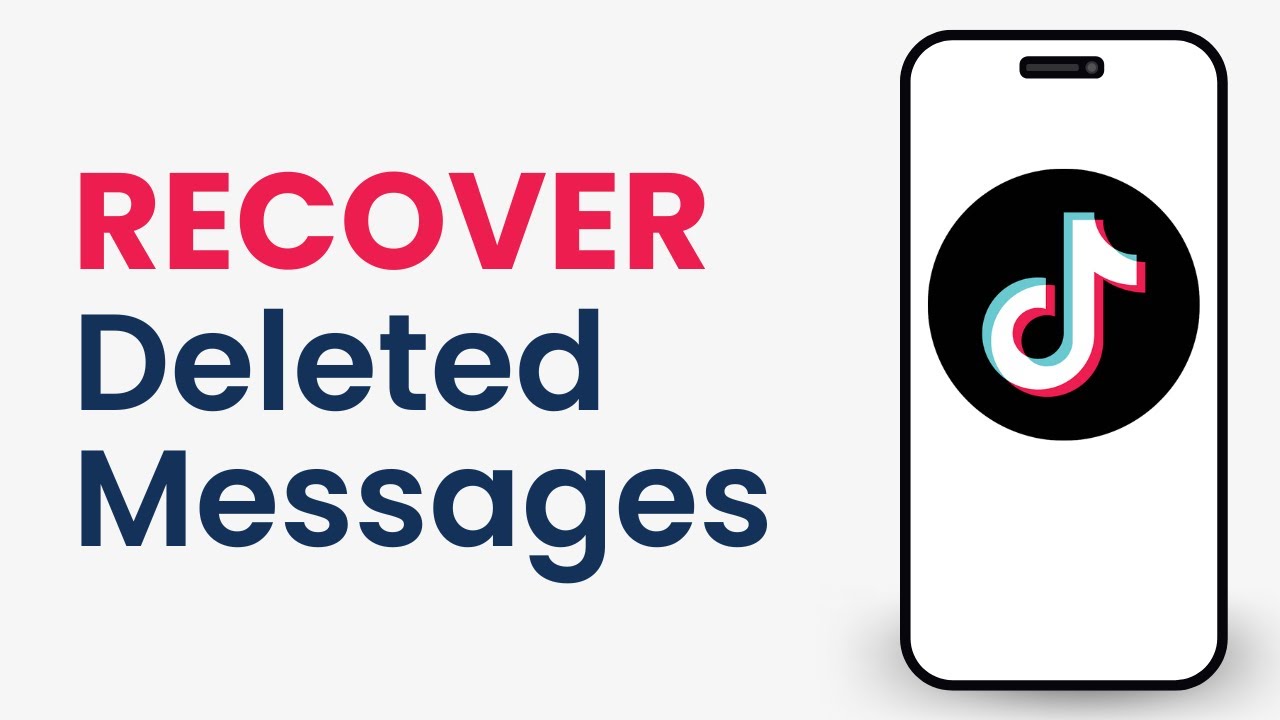How to Recover Deleted Tiktok Messages - YouTube