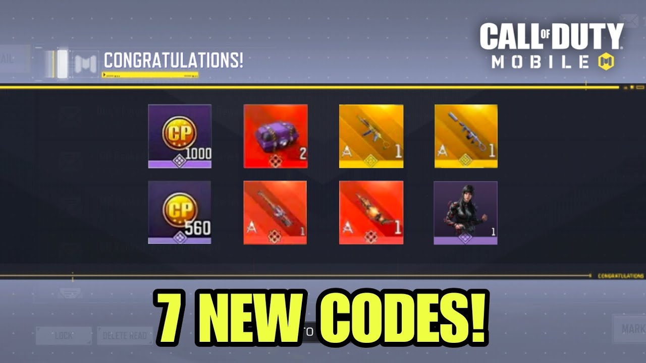 *NEW CODES* COD MOBILE REDEEM CODES FOR CP IN UPDATE | CODM CODES ...