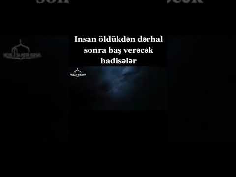 insan öldükden sonra ne baş verecek