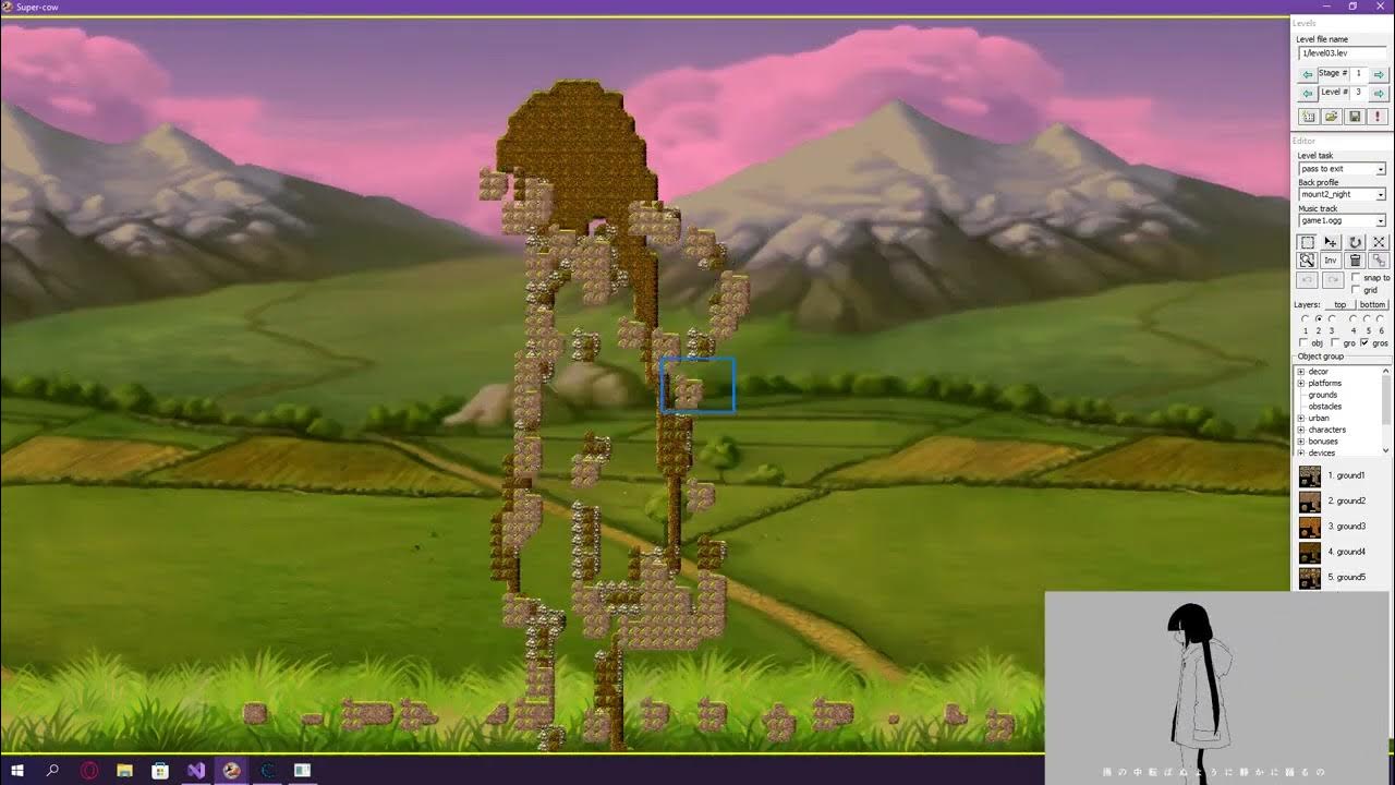 Rainy Boots but in Supercow level editor - YouTube