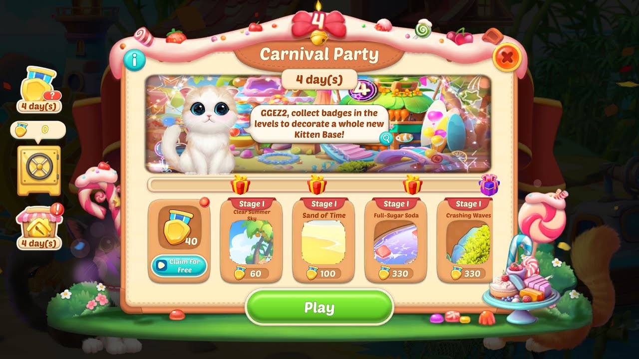 Kitten Match - New Event - New Outdoor Kitten Base - Carnival Party ...