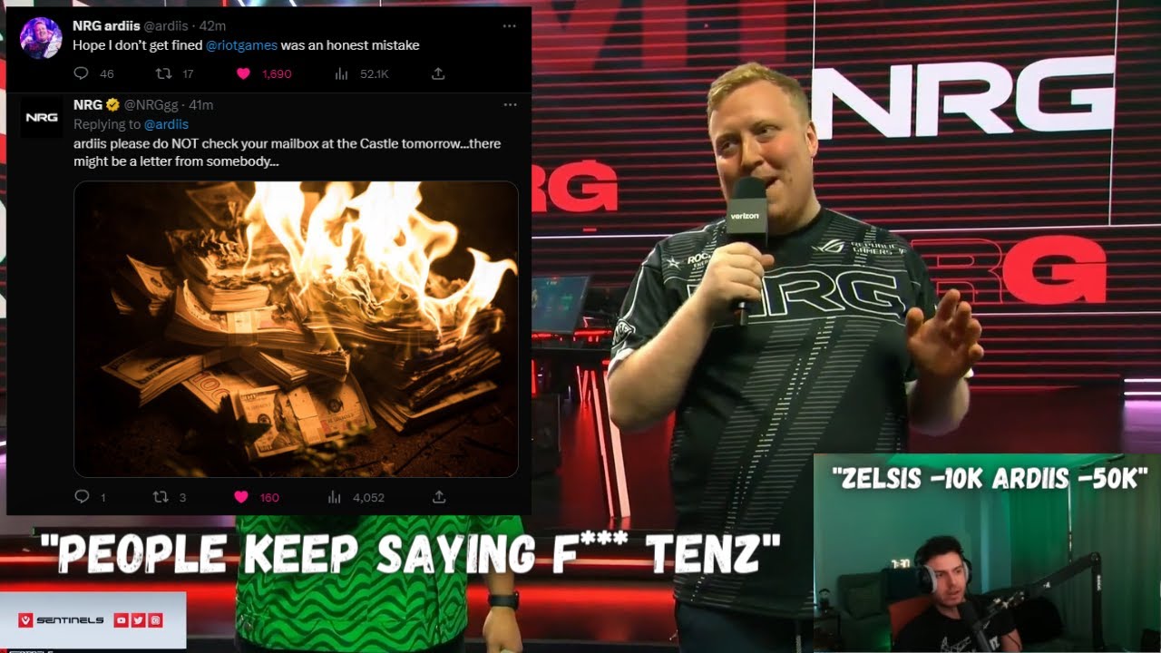 NRG Ardiis Might Get FINED For CURSING During Post Match Interview ...