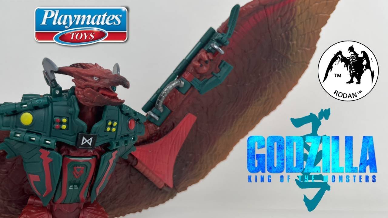 Playmates Titan Tech Rodan Figure Review I Godzilla: King of the ...
