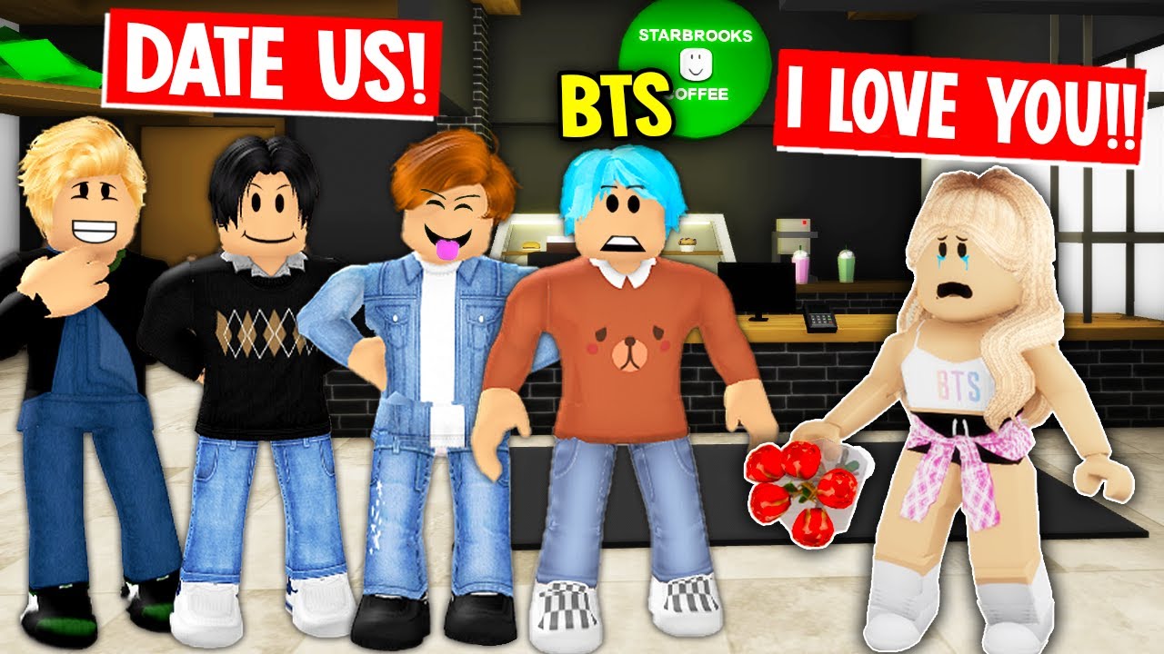 pretending to be BTS in ROBLOX BROOKHAVEN RP! - YouTube