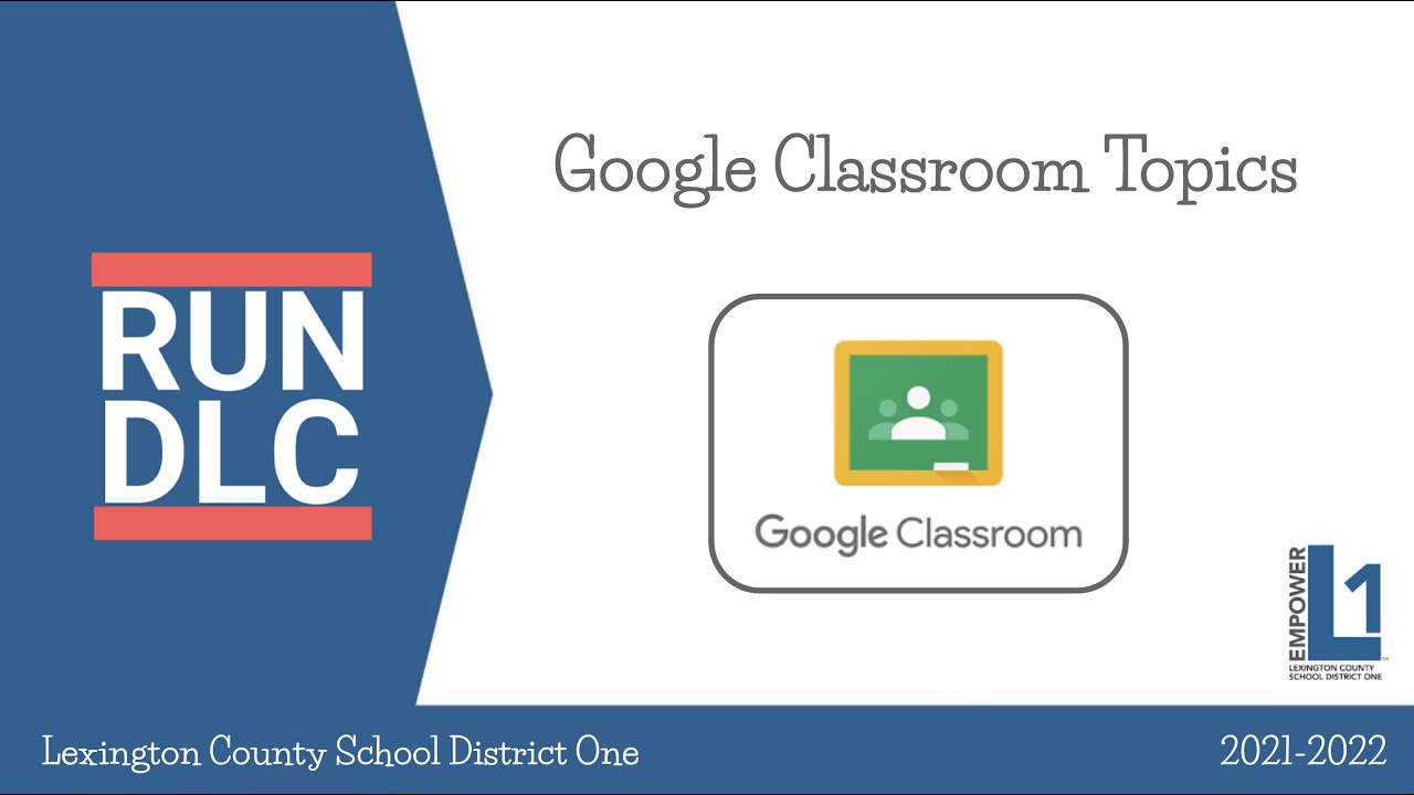 Google Classroom Topics - YouTube