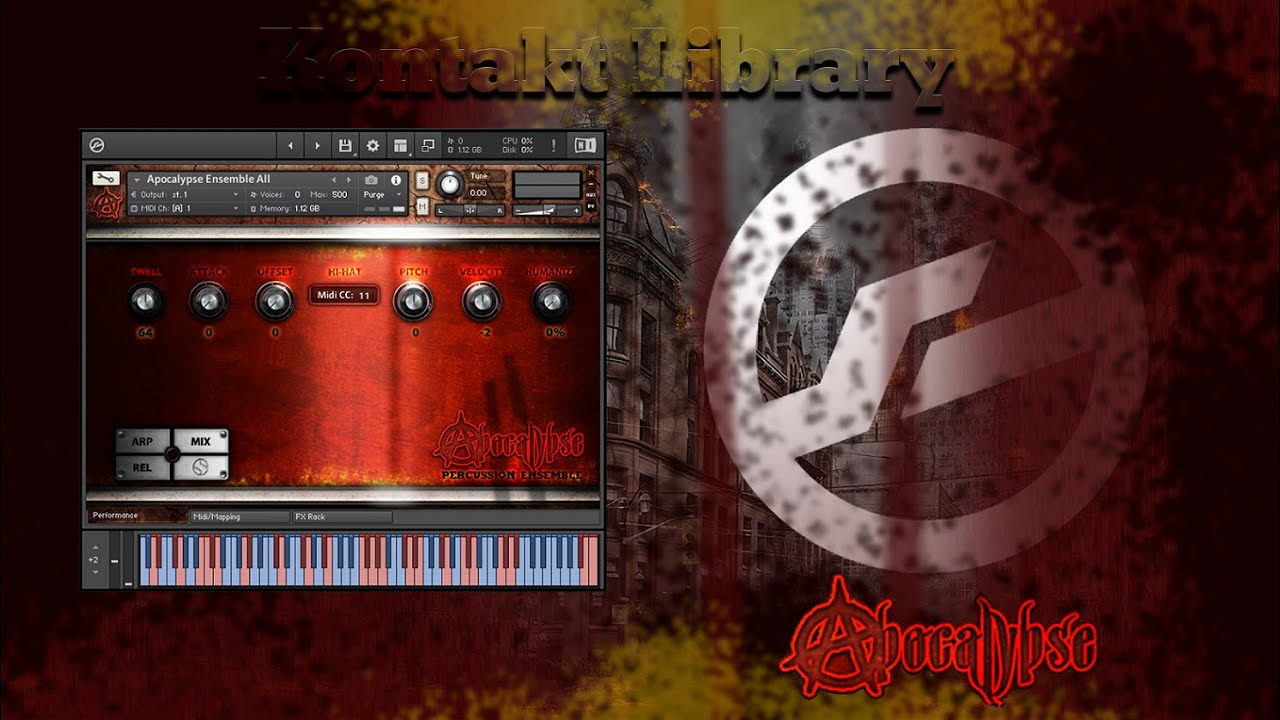 Kontakt Library - Apocalypse Percussion Ensemble V2 - YouTube