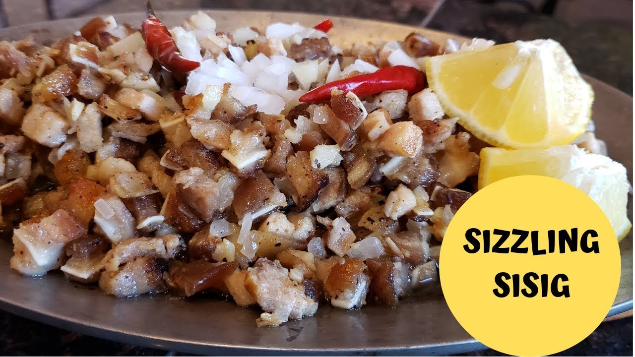 SIZZLING SISIG (EASY RECIPE) - YouTube