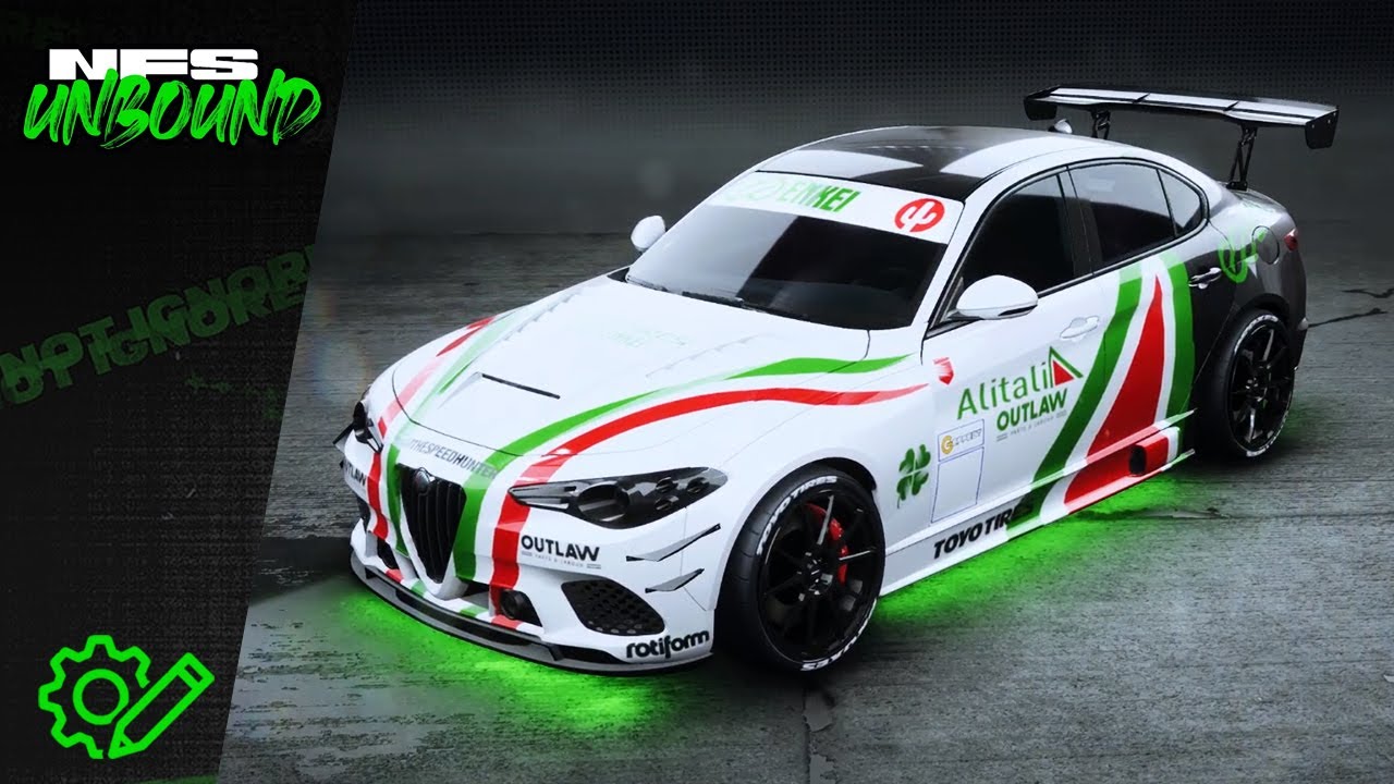 NFS Unbound - Customization: Alfa Romeo Giulia Quadrifoglio ´16 - YouTube