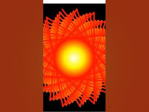 Computer Generated Spirograph | Turtle Module | (Python Programming) #shorts - YouTube