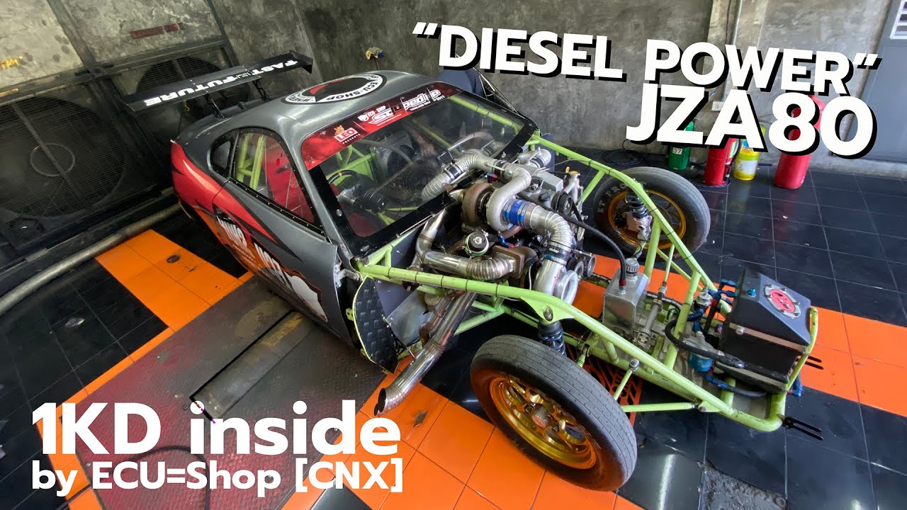 Supra Diesel Power !! 1KD inside by ECU=Shop CNX - YouTube