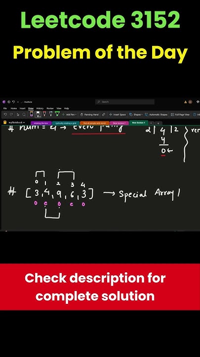 Leetcode 3152 Special Array 2 I Problem Of The Day Leetcode