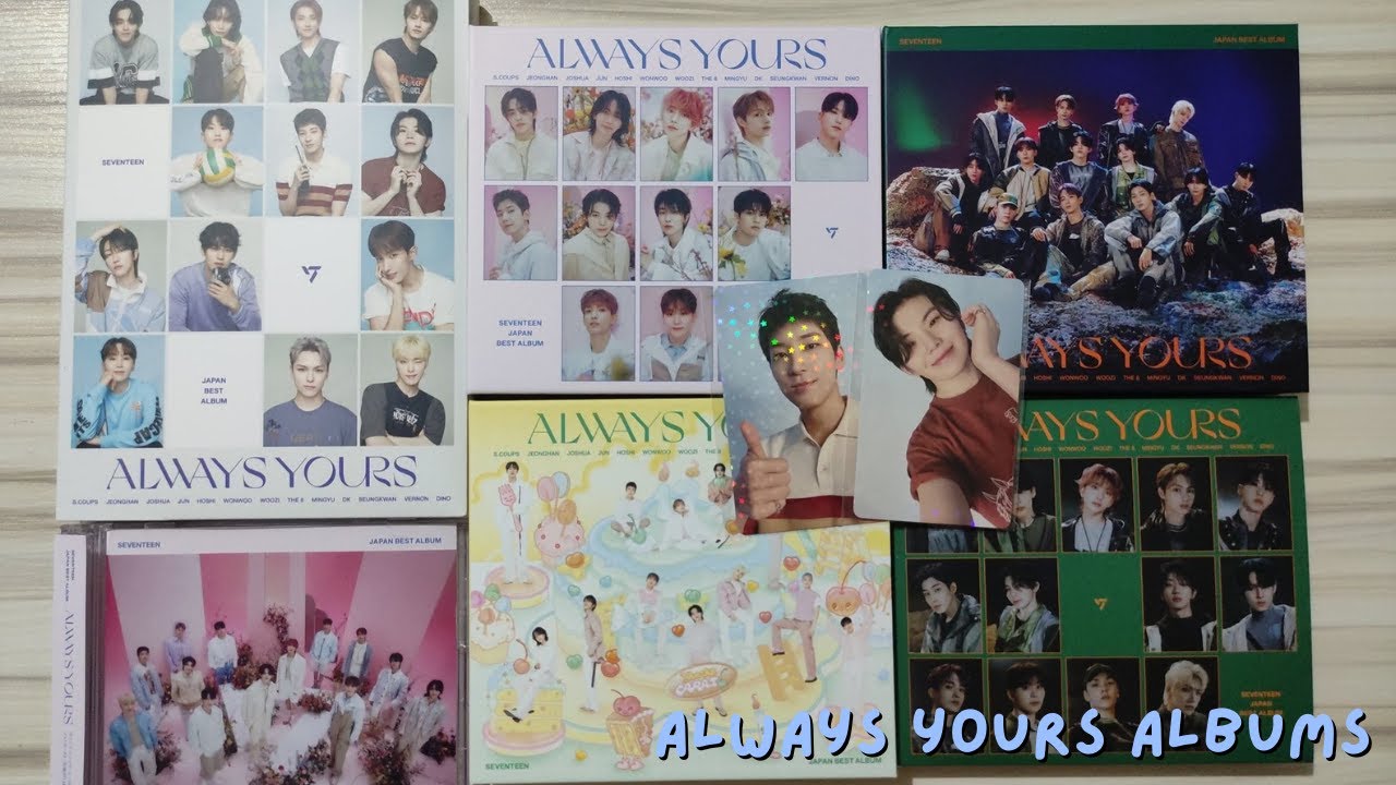 Seventeen Haul #134 - Always Yours Albums - YouTube