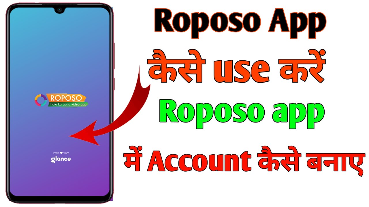 Roposo app kese chalaye | How to use roposo app | How to create account ...