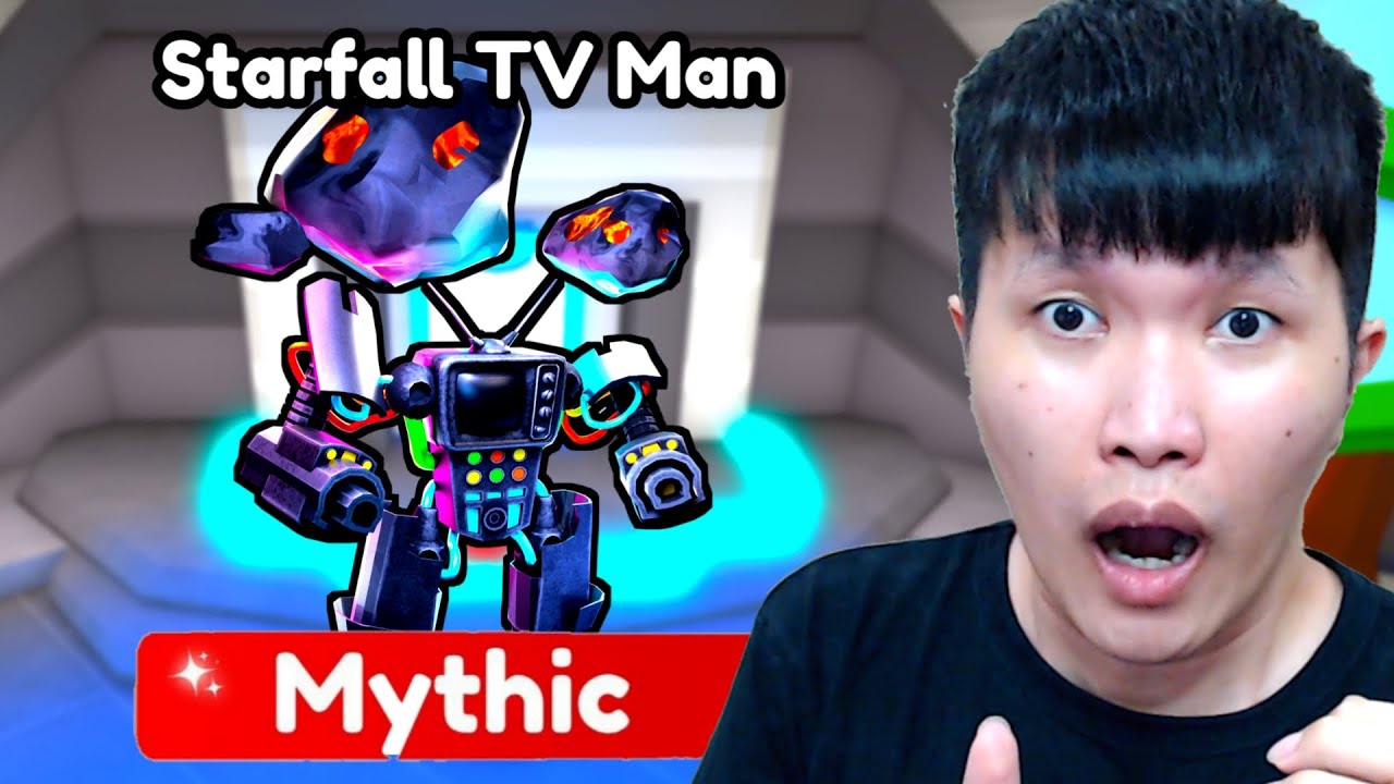 WOW! AKU COBAIN STARFALL TV MAN DI TOILET TOWER DEFENSE ROBLOX - YouTube