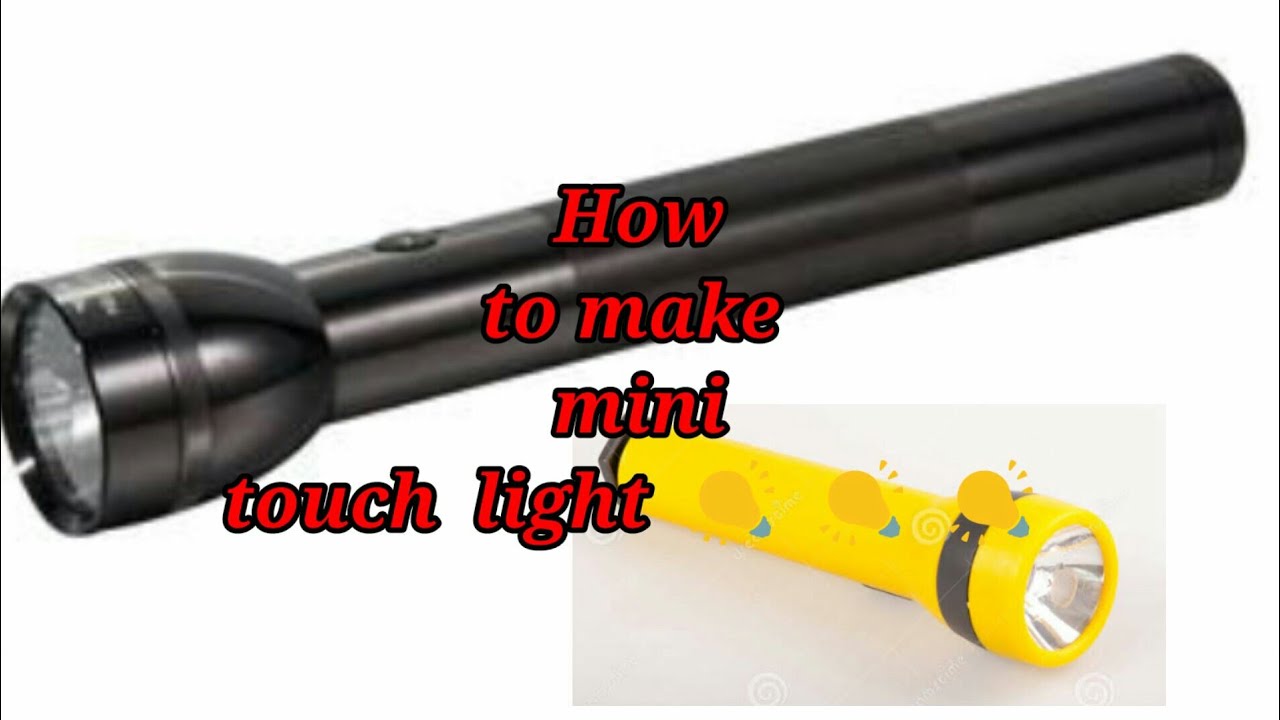 How to make mini touch light 💡 💡 💡 - YouTube