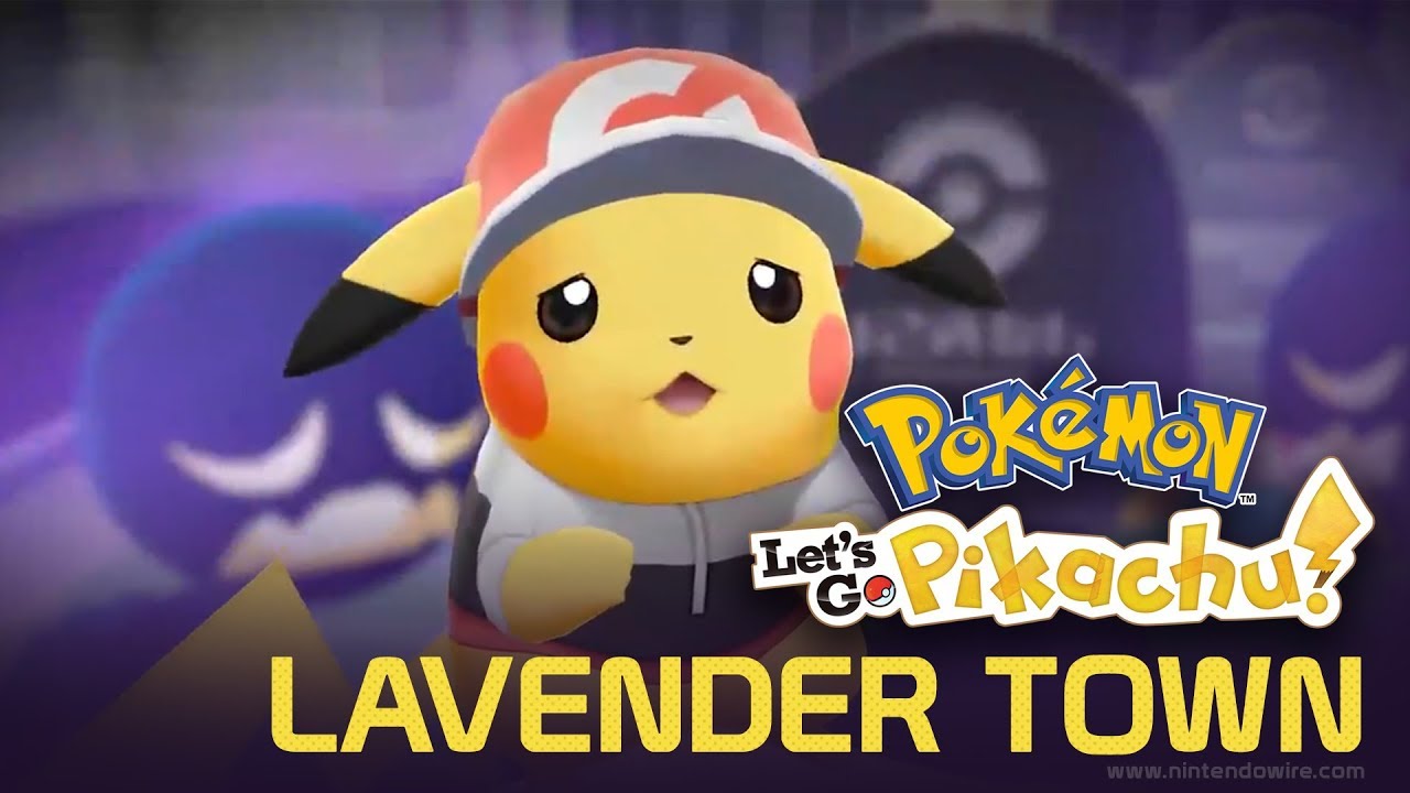 Lavender Town in Pokémon: Let's Go, Pikachu & Eevee! - YouTube
