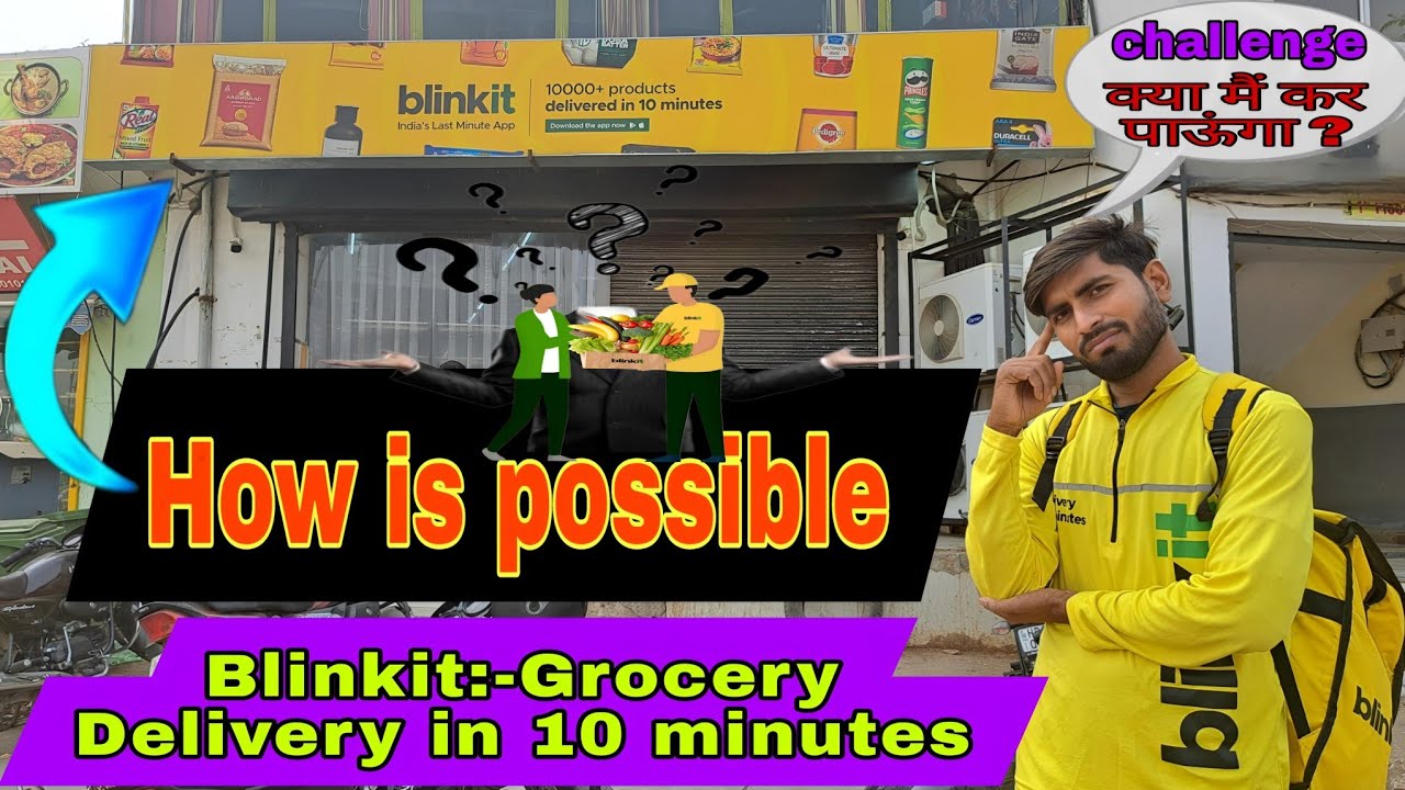 How Blinkit Delivery Works || Blinkit Delivery boy Job || about Blinkit ...