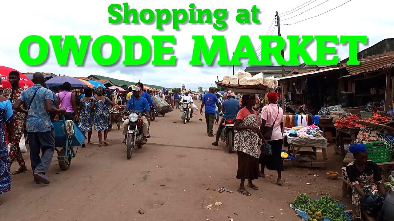 A Shopping Trip To Owode Market - YouTube