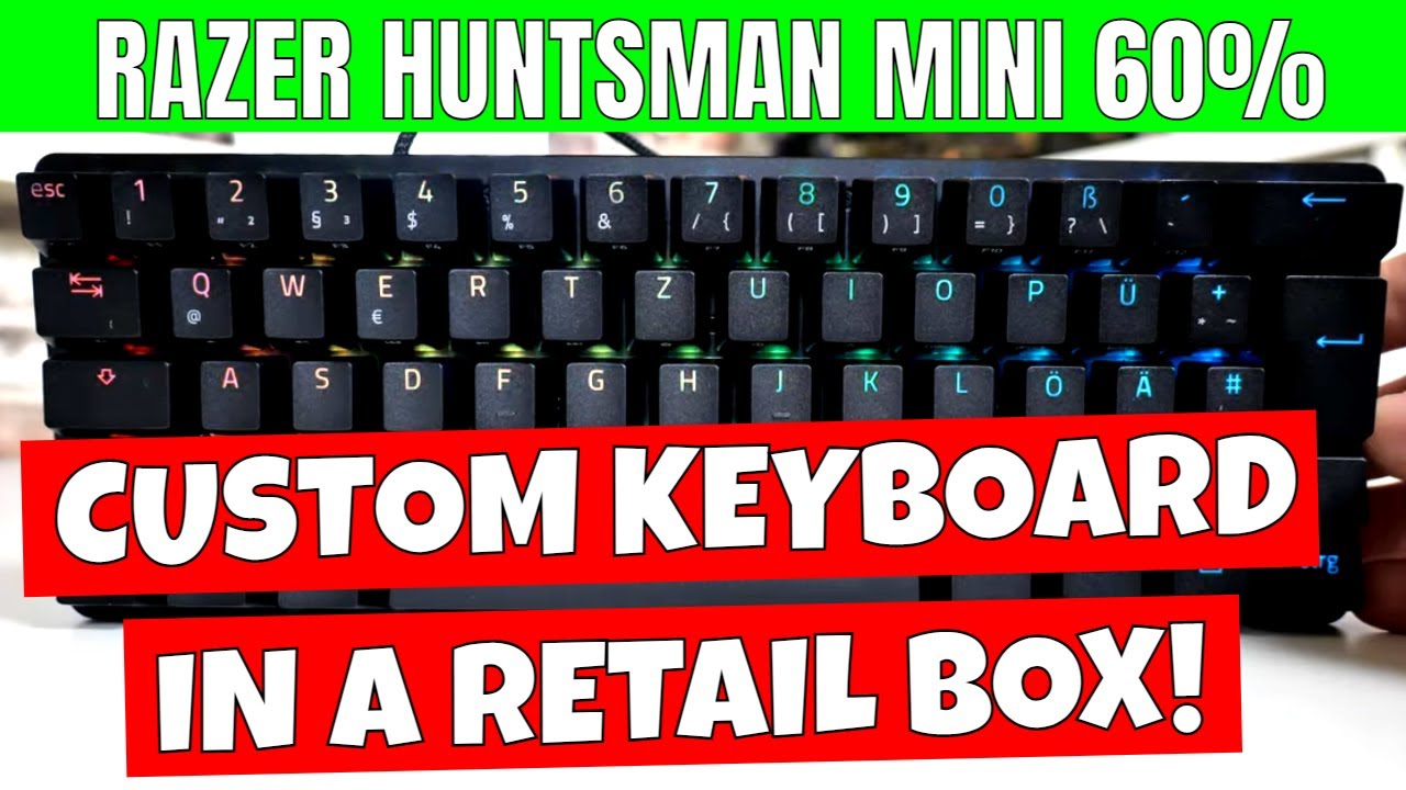 BEST 60 Percent Keyboard Razer Huntsman Mini Red Linear Optical Silent ...