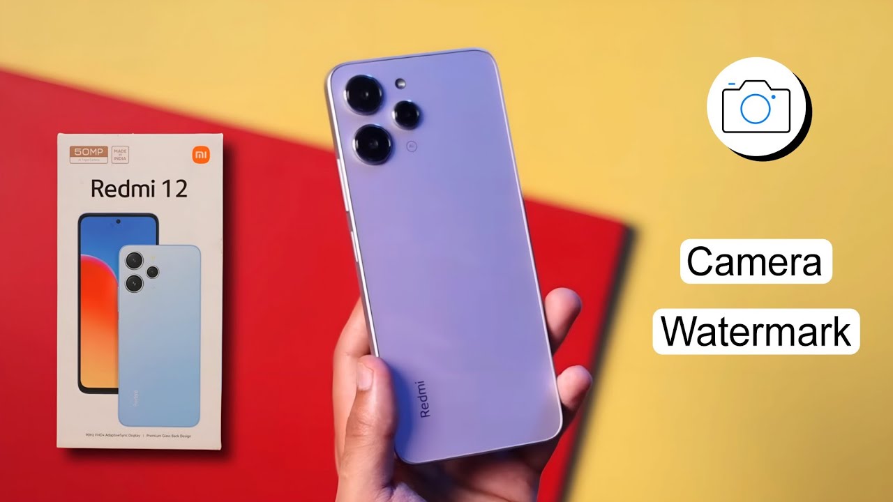 Redmi 12 Camera Name Setting | Redmi 12 5g Camera me Watermark Kaise ...